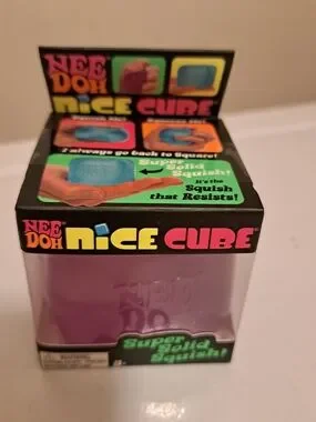 Schylling | Other | Nee Doh Nice Cube Super Solid Squish Purple Kids ...